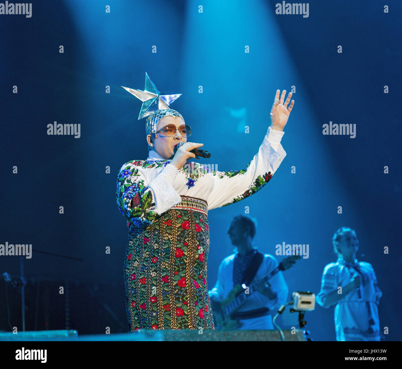 KIEV, UKRAINE - JUNE 28, 2017: Popular Ukrainian dance comedy singer ...
