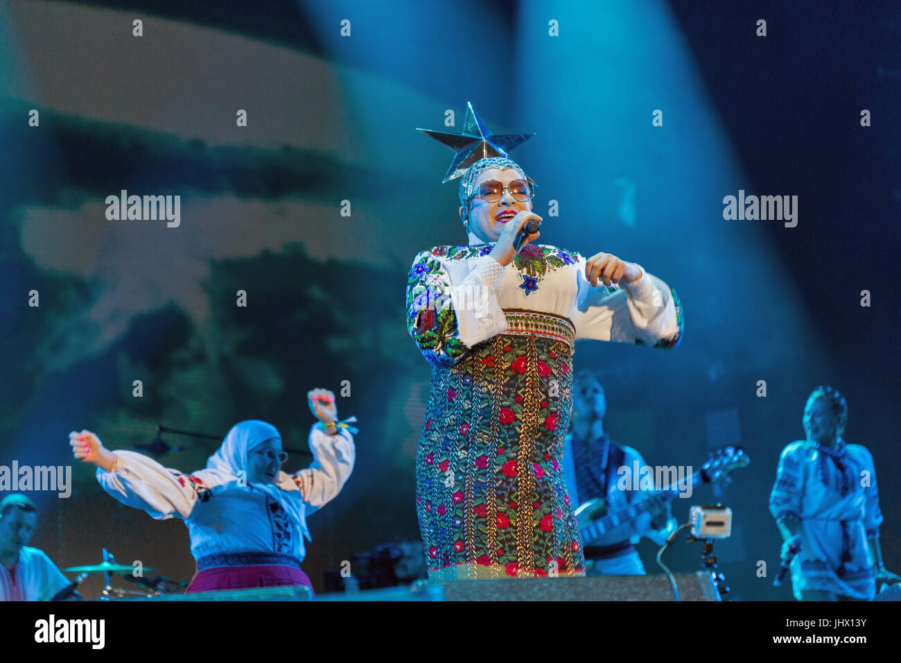 KIEV, UKRAINE - JUNE 28, 2017: Popular Ukrainian dance comedy singer ...