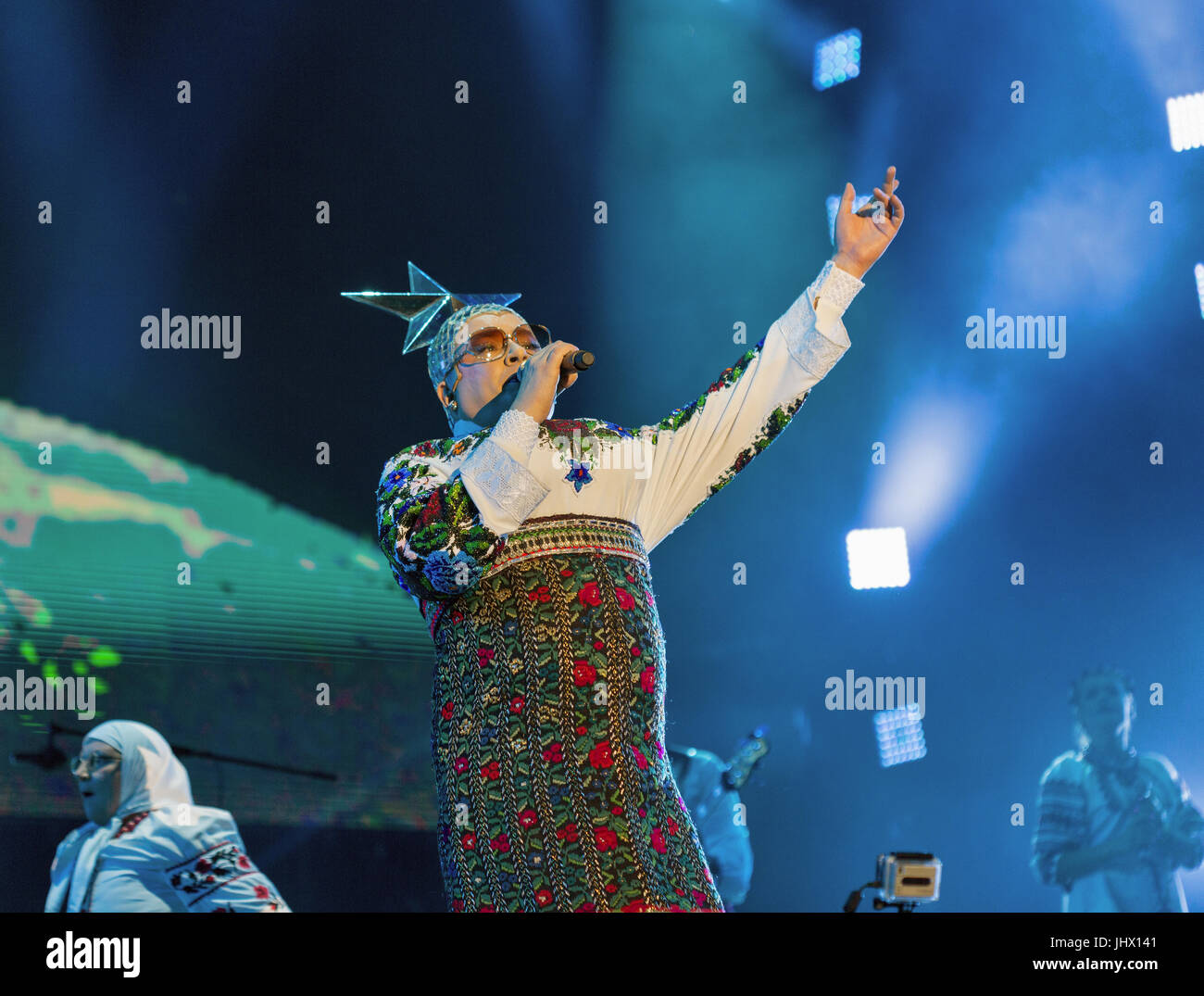 KIEV, UKRAINE - JUNE 28, 2017: Popular Ukrainian dance comedy singer ...