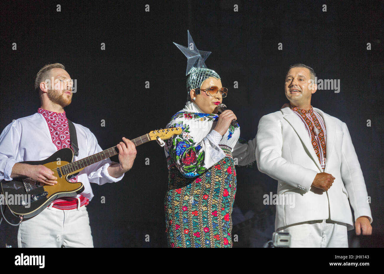 KIEV, UKRAINE - JUNE 28, 2017: Popular Ukrainian dance comedy singer ...
