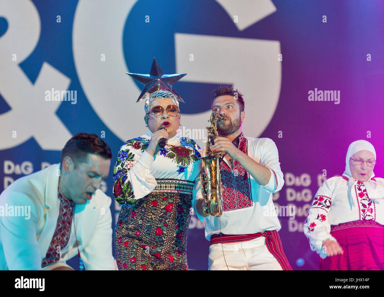 KIEV, UKRAINE - JUNE 28, 2017: Popular Ukrainian dance comedy singer ...