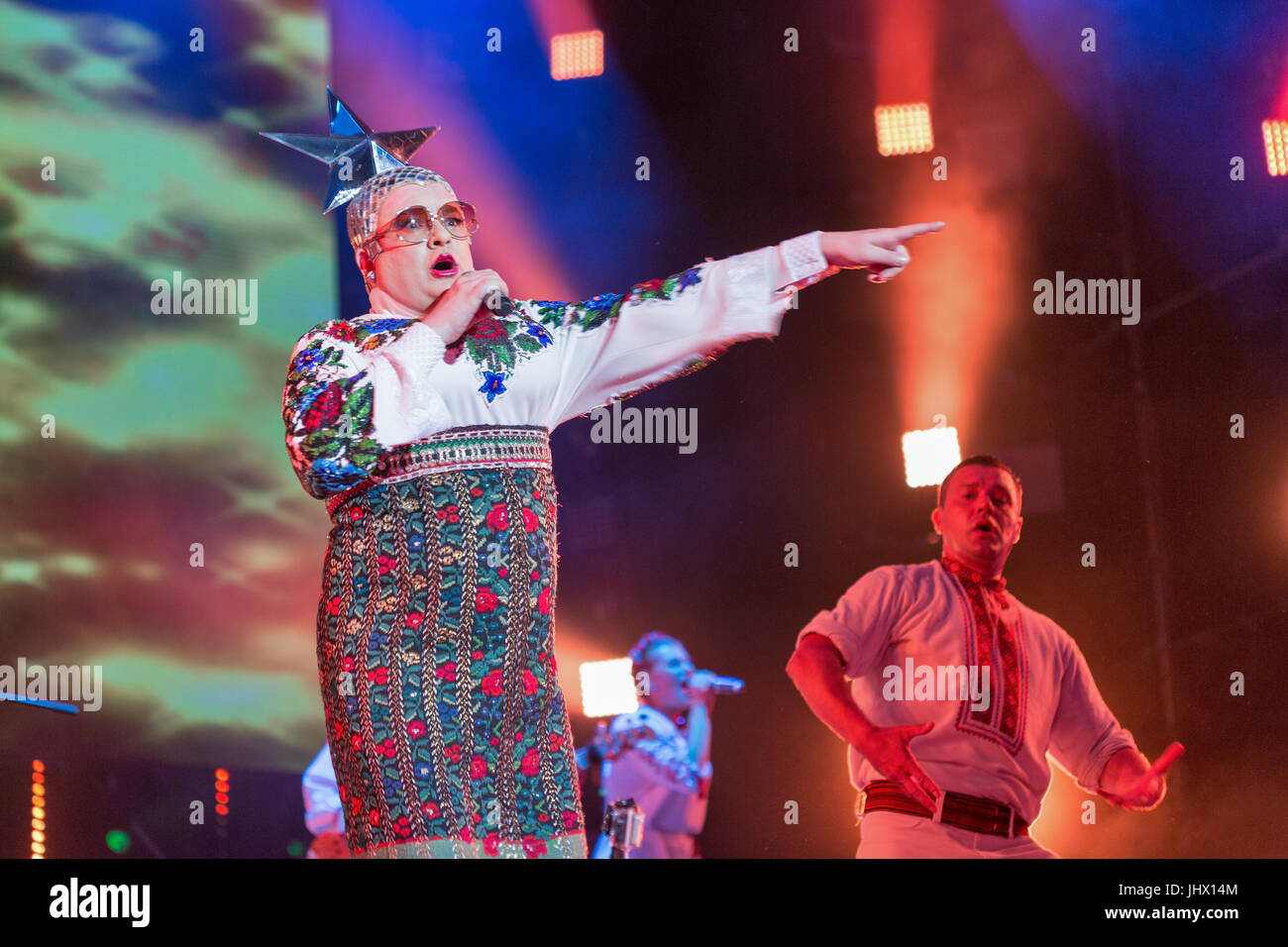 KIEV, UKRAINE - JUNE 28, 2017: Popular Ukrainian dance comedy singer ...