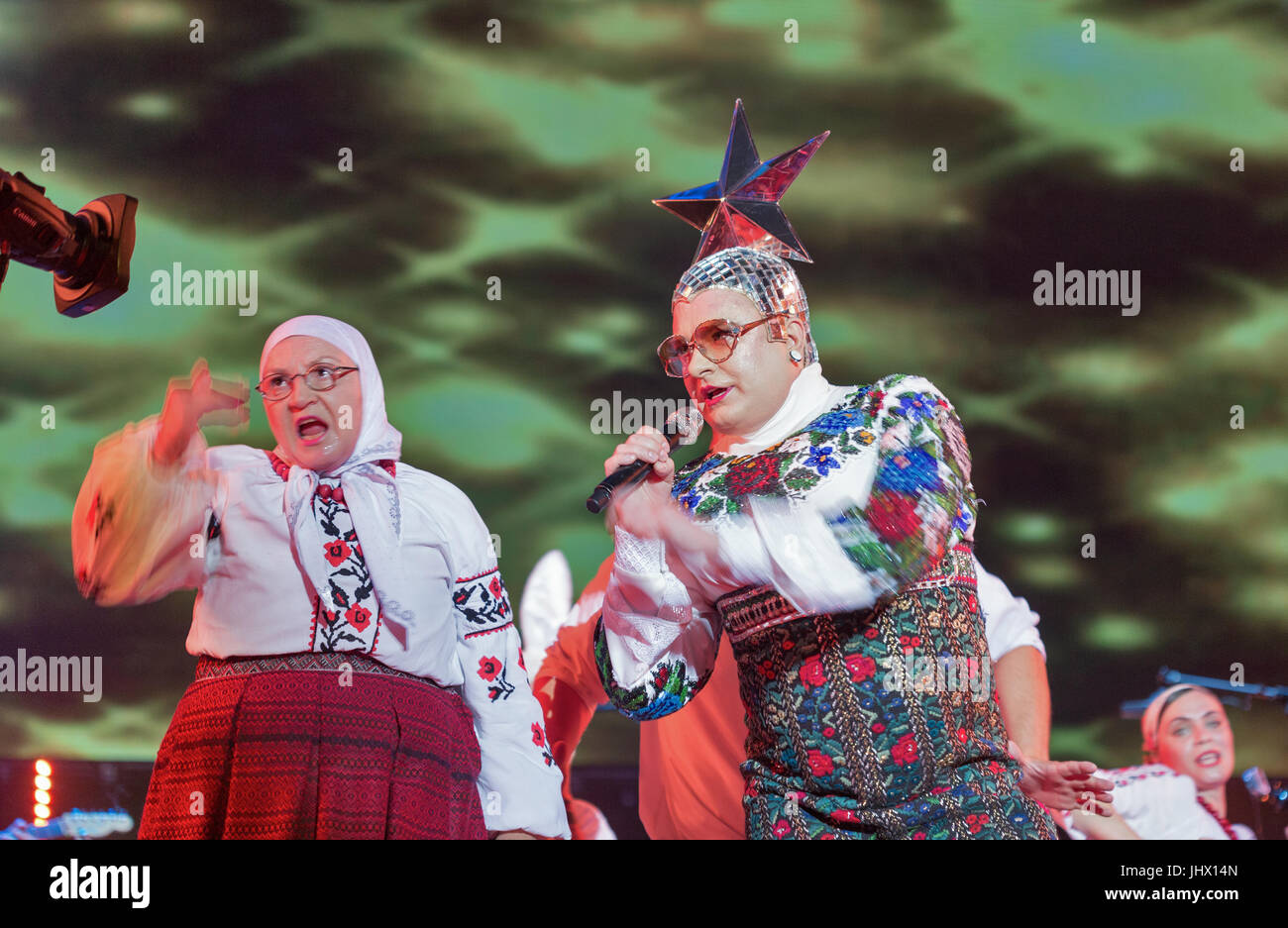 KIEV, UKRAINE - JUNE 28, 2017: Popular Ukrainian dance comedy singer ...
