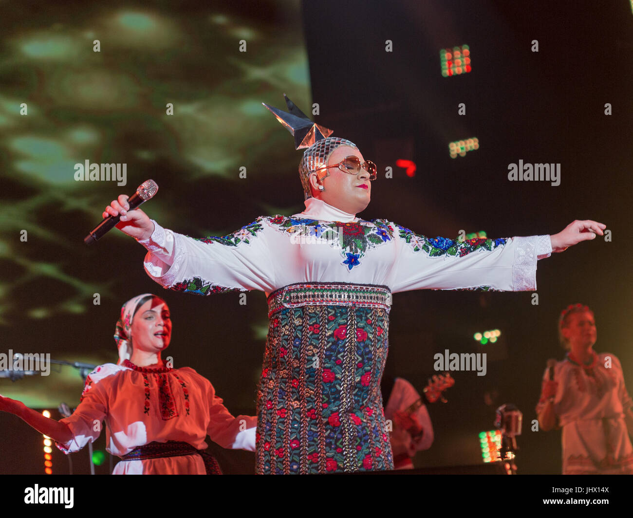 KIEV, UKRAINE - JUNE 28, 2017: Popular Ukrainian dance comedy singer ...