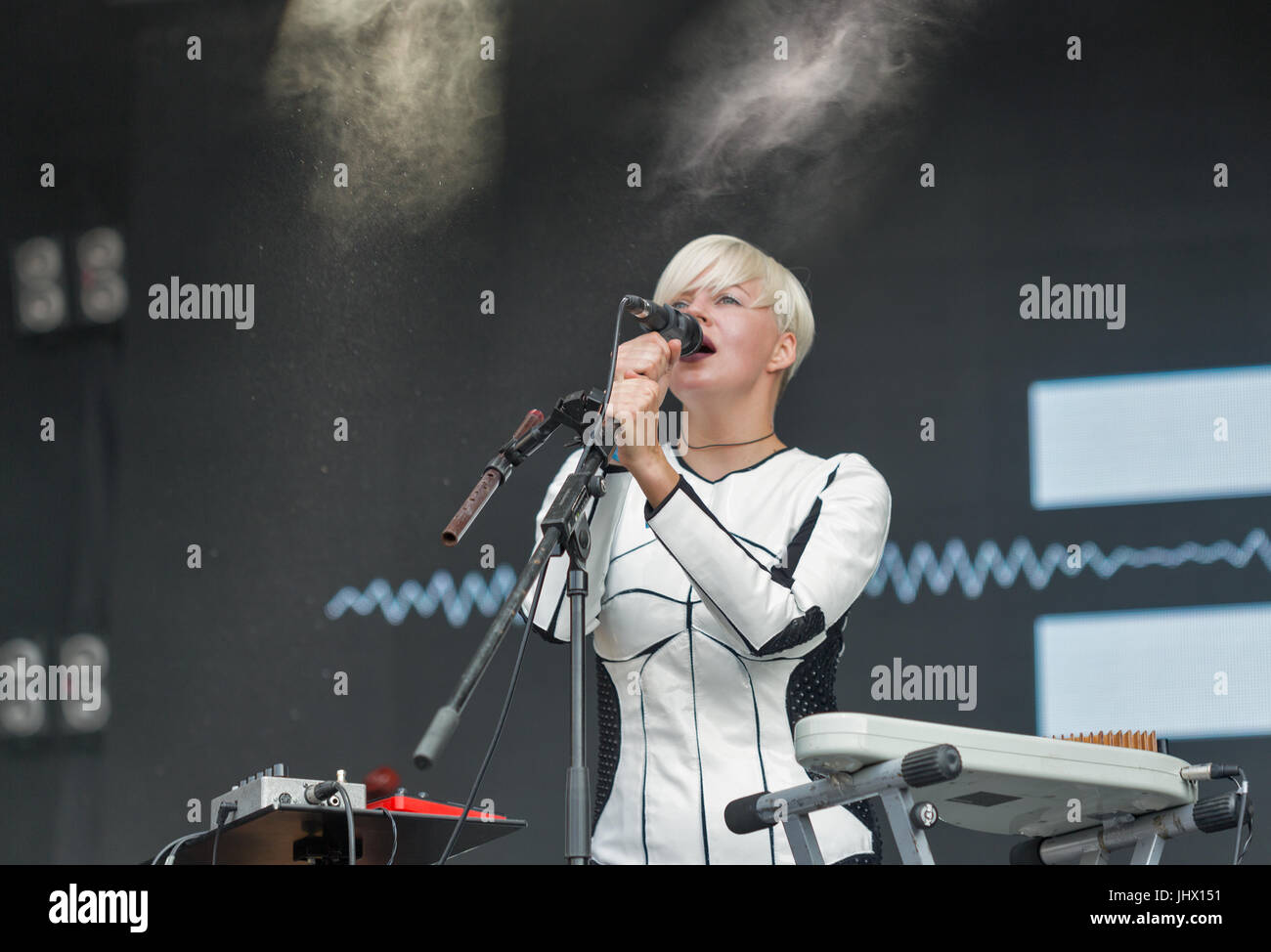KIEV, UKRAINE - JUNE 29, 2017: Popular Ukrainian experimental electro ...