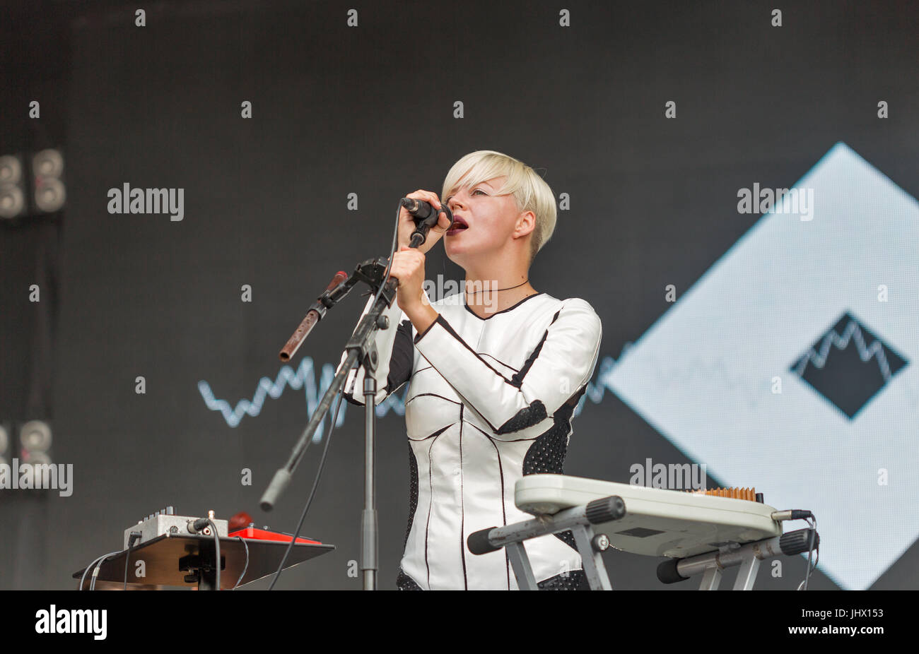 KIEV, UKRAINE - JUNE 29, 2017: Popular Ukrainian experimental electro ...
