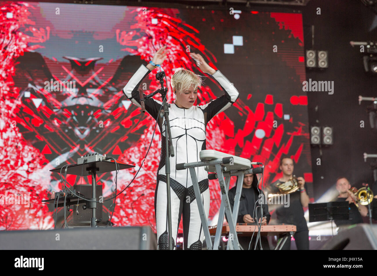 KIEV, UKRAINE - JUNE 29, 2017: Popular Ukrainian experimental electro ...
