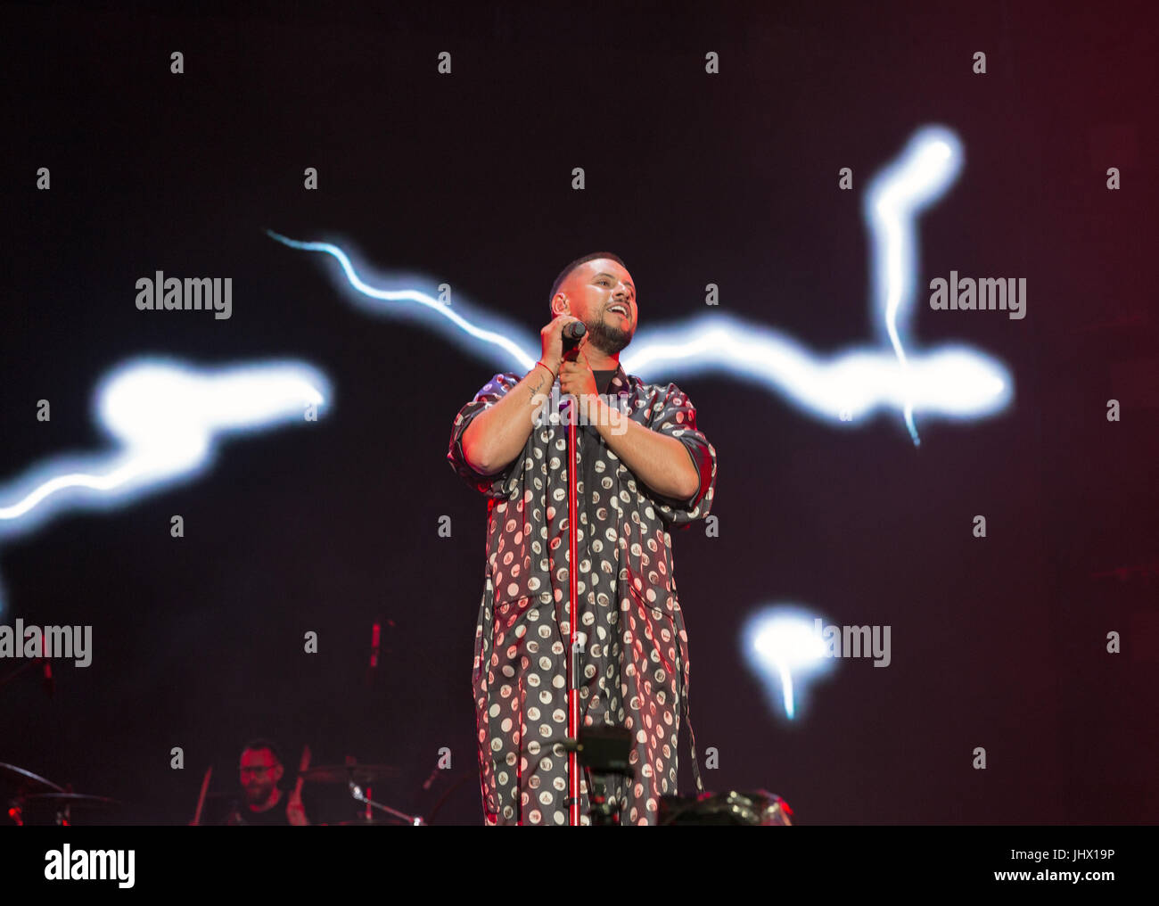 KIEV, UKRAINE - JULY 02, 2017: Popular Ukrainian singer and songwriter ...