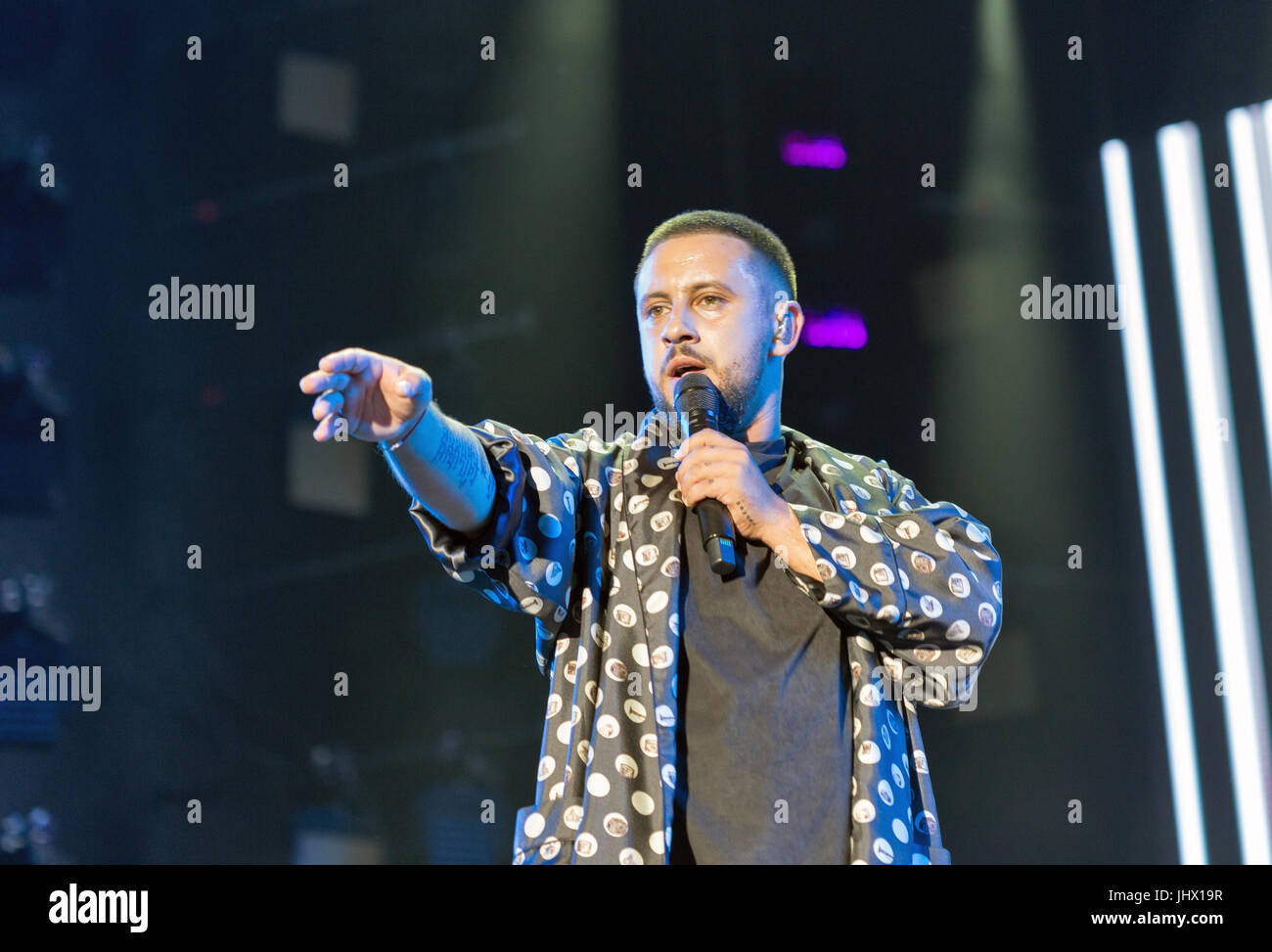 KIEV, UKRAINE - JULY 02, 2017: Popular Ukrainian singer and songwriter ...