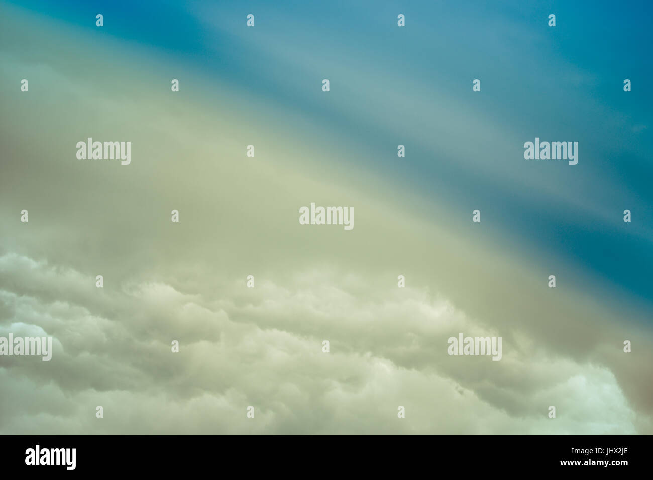 Clouds Below Blue Sky Stock Photo - Alamy