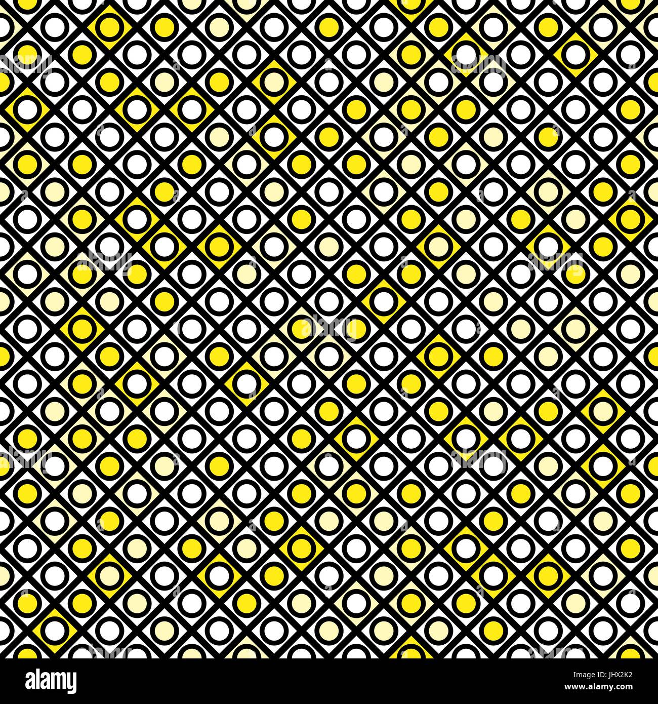 Decorative geometric shapes tiling. Monochrome trendy irregular pattern ...