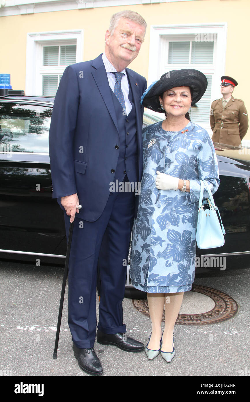 Princess Anne visiting Anglo German Club in Hamburg Featuring: Manfred ...