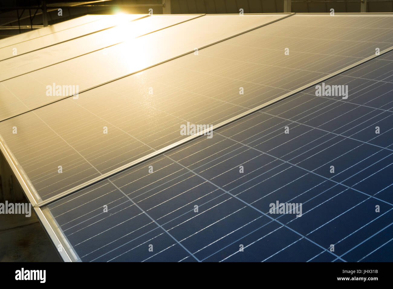solar cell panel background with sun Stock Photo - Alamy