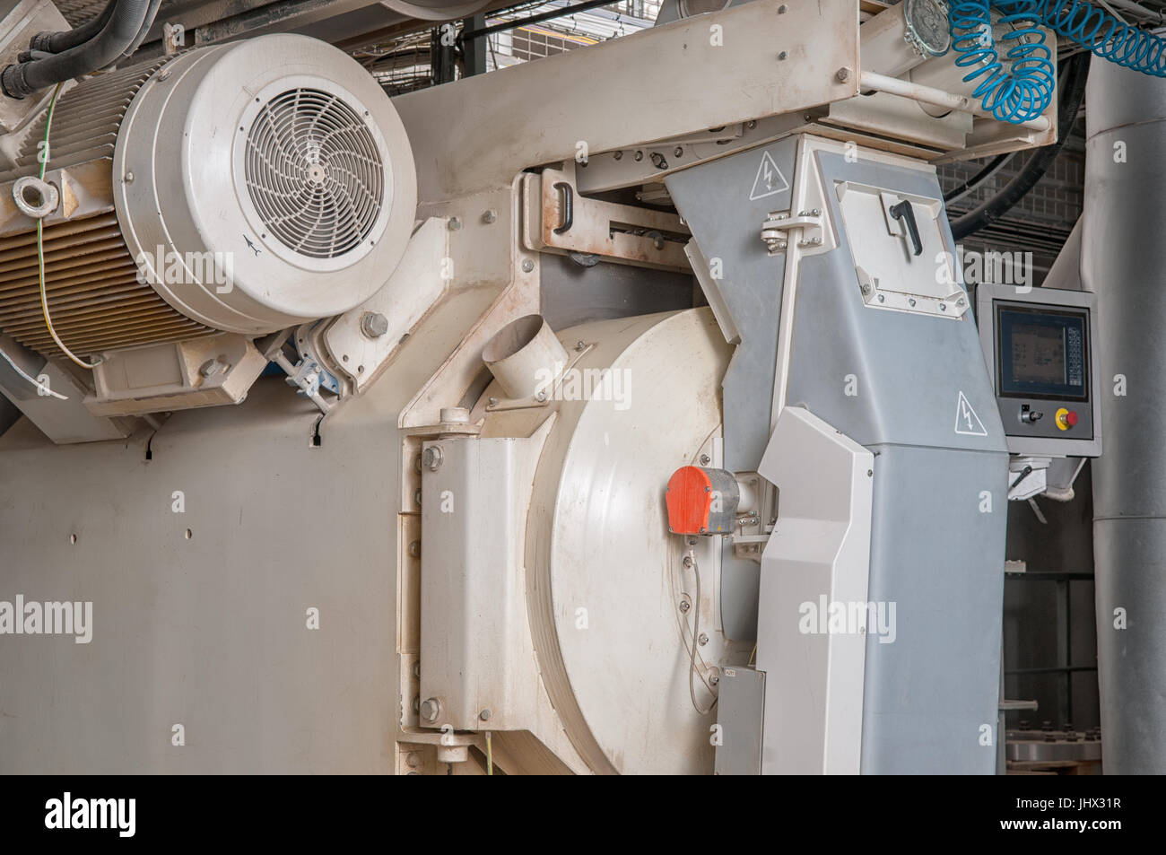 Interior of automatic line for the production of feed Stock Photo - Alamy
