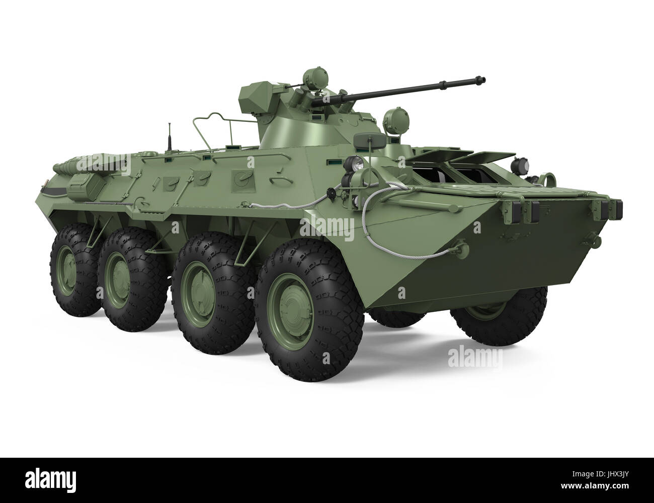 Armoured Personnel Carrier Isolated Stock Photo - Alamy