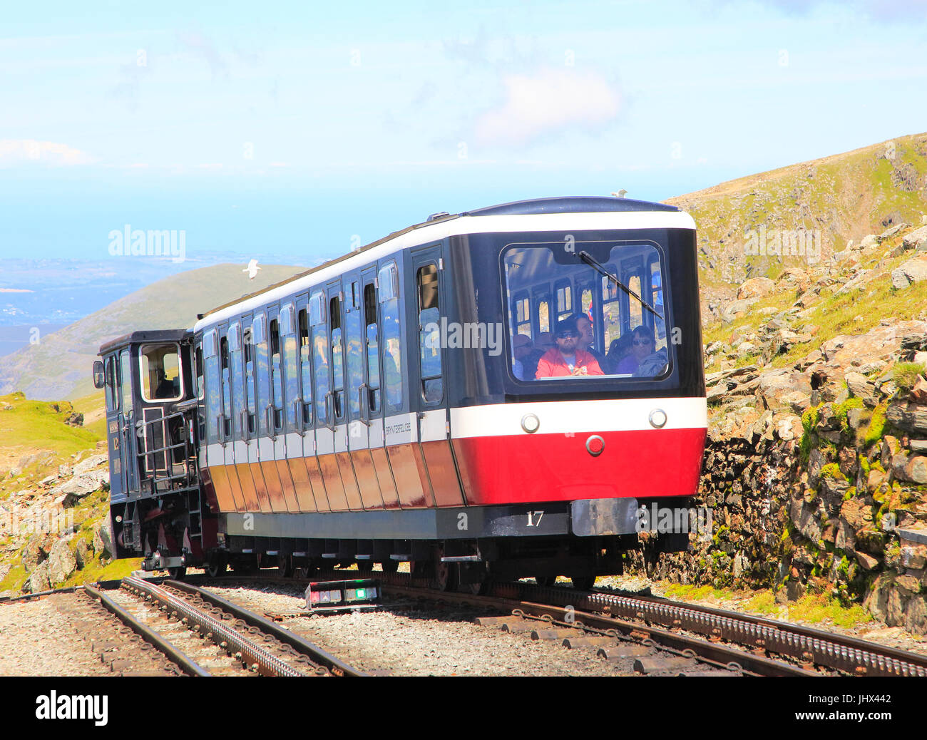 Mount snowdon railway hi-res stock photography and images - Alamy