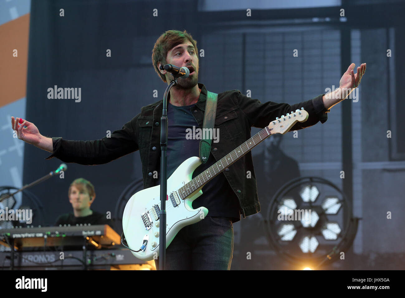 Berlin, 25th May 2017. German singer Max Giesinger performs live at the ...