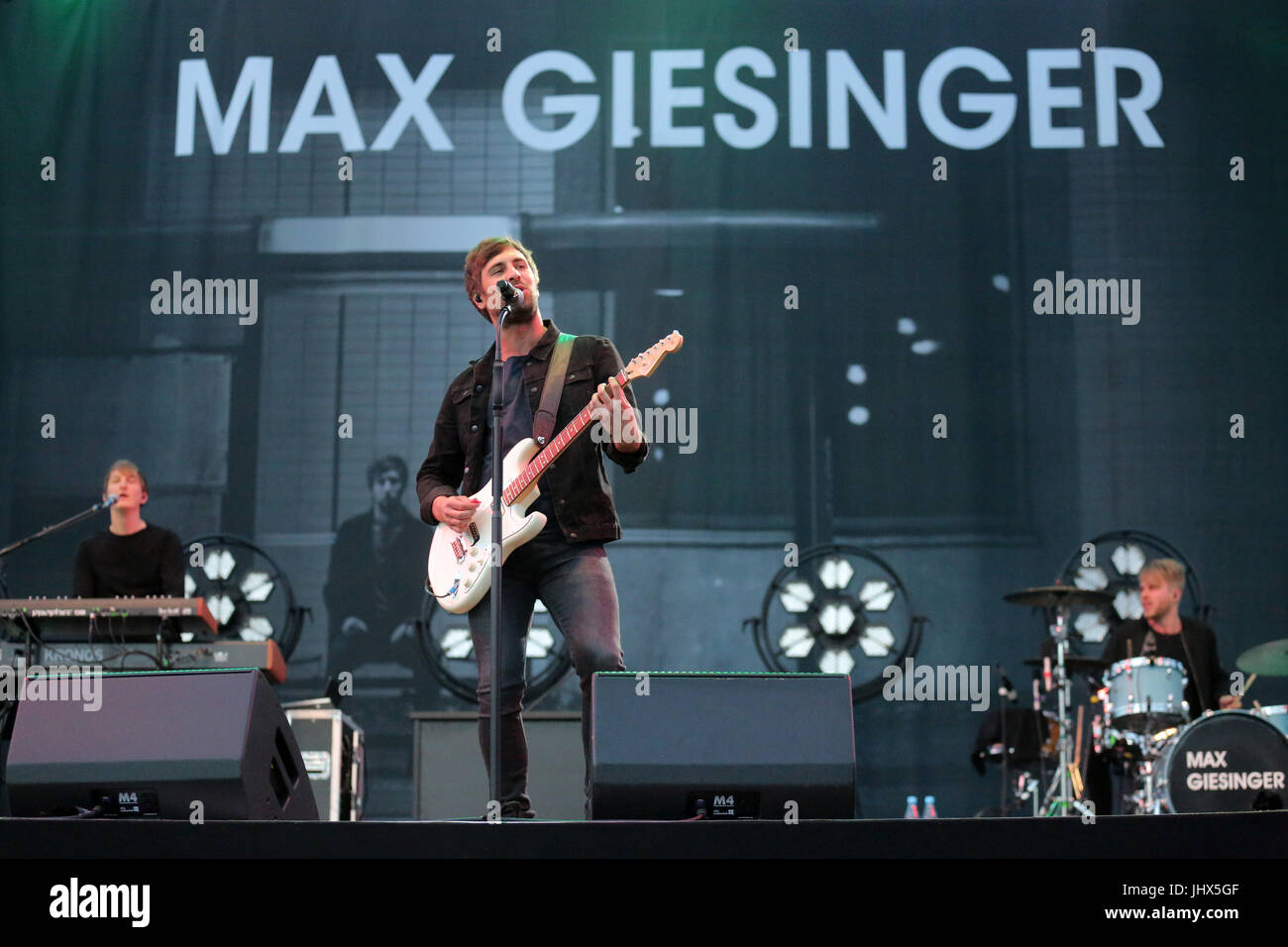 Berlin, 25th May 2017. German singer Max Giesinger performs live at the ...