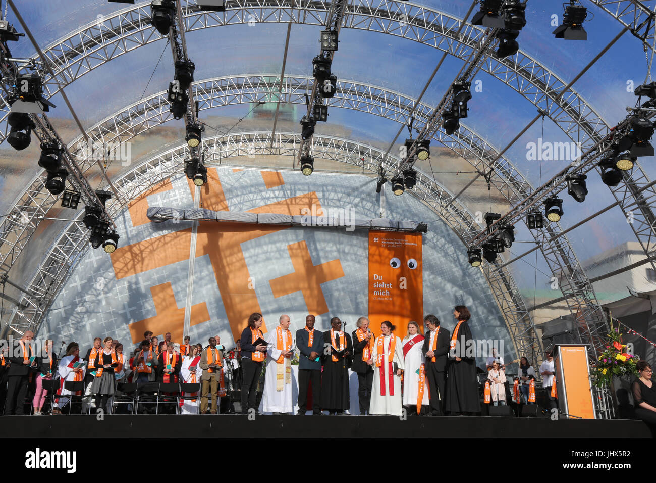 Berlin, 24th May 2017: Opening of the 36th German Protestant Church ...