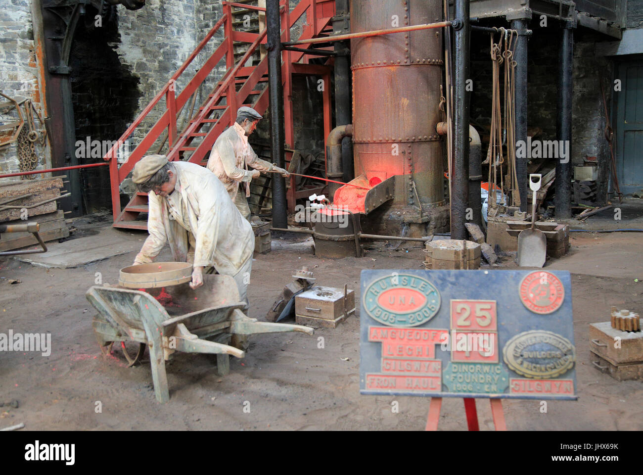 National slate museum, Llanberis, Gwynedd, Snowdonia, north Wales, UK ...