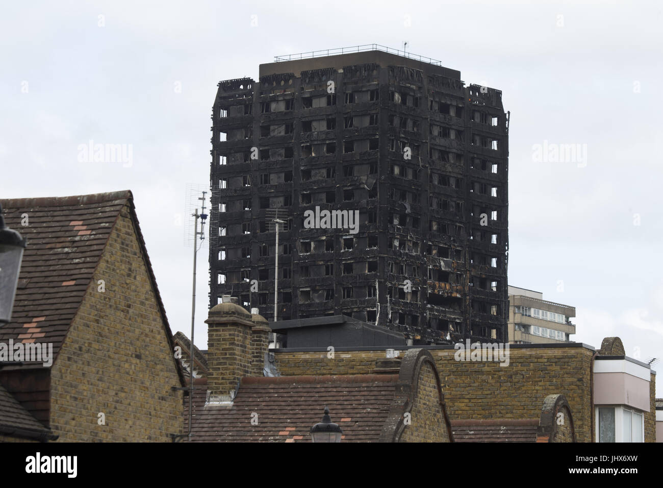 Grenfell Tower, the residential tower block in west London gutted by a ...