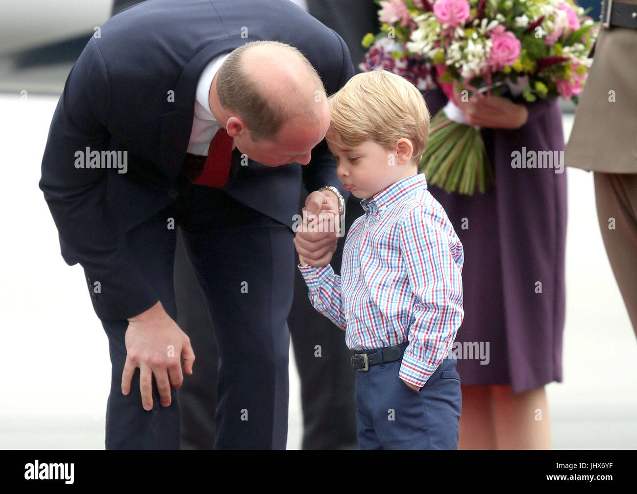 Duke cambridge start tour hi-res stock photography and images - Alamy