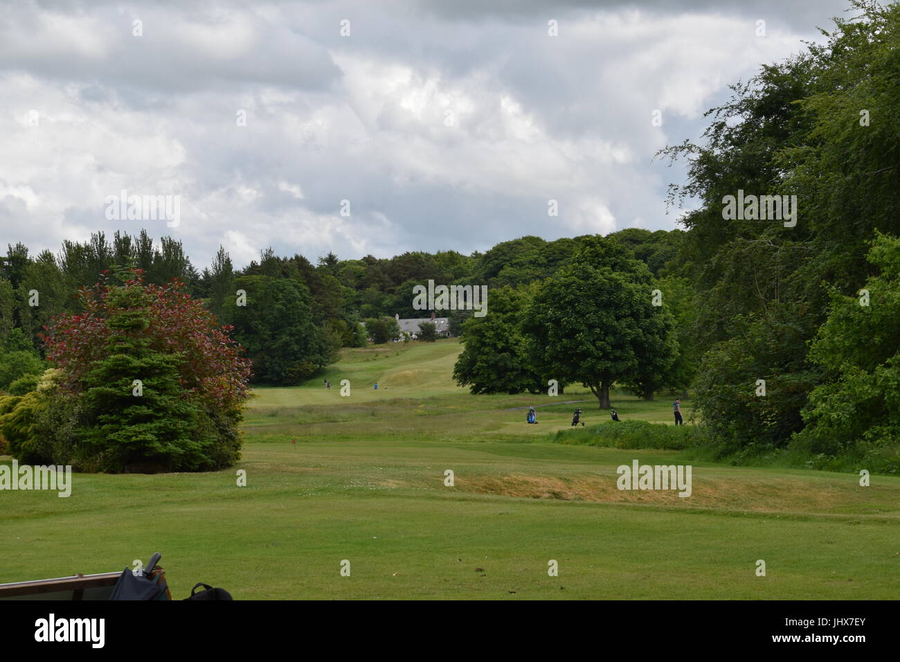 Green at Bellisle Stock Photo - Alamy
