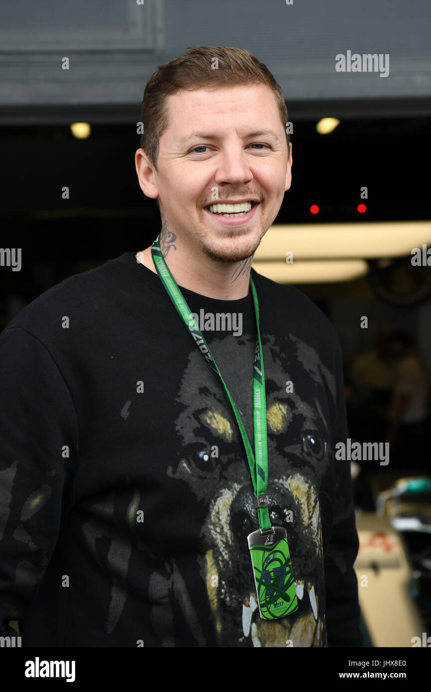 Silverstone Race Circuit, UK. Sunday 16th July 2017. Singer and ...