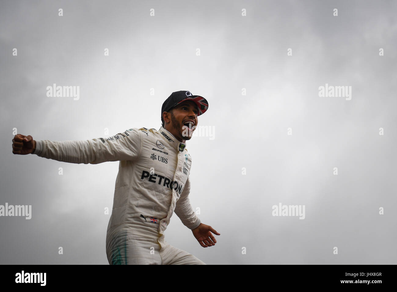 Silverstone Race Circuit, UK. Sunday 16th July 2017. Lewis Hamilton ...