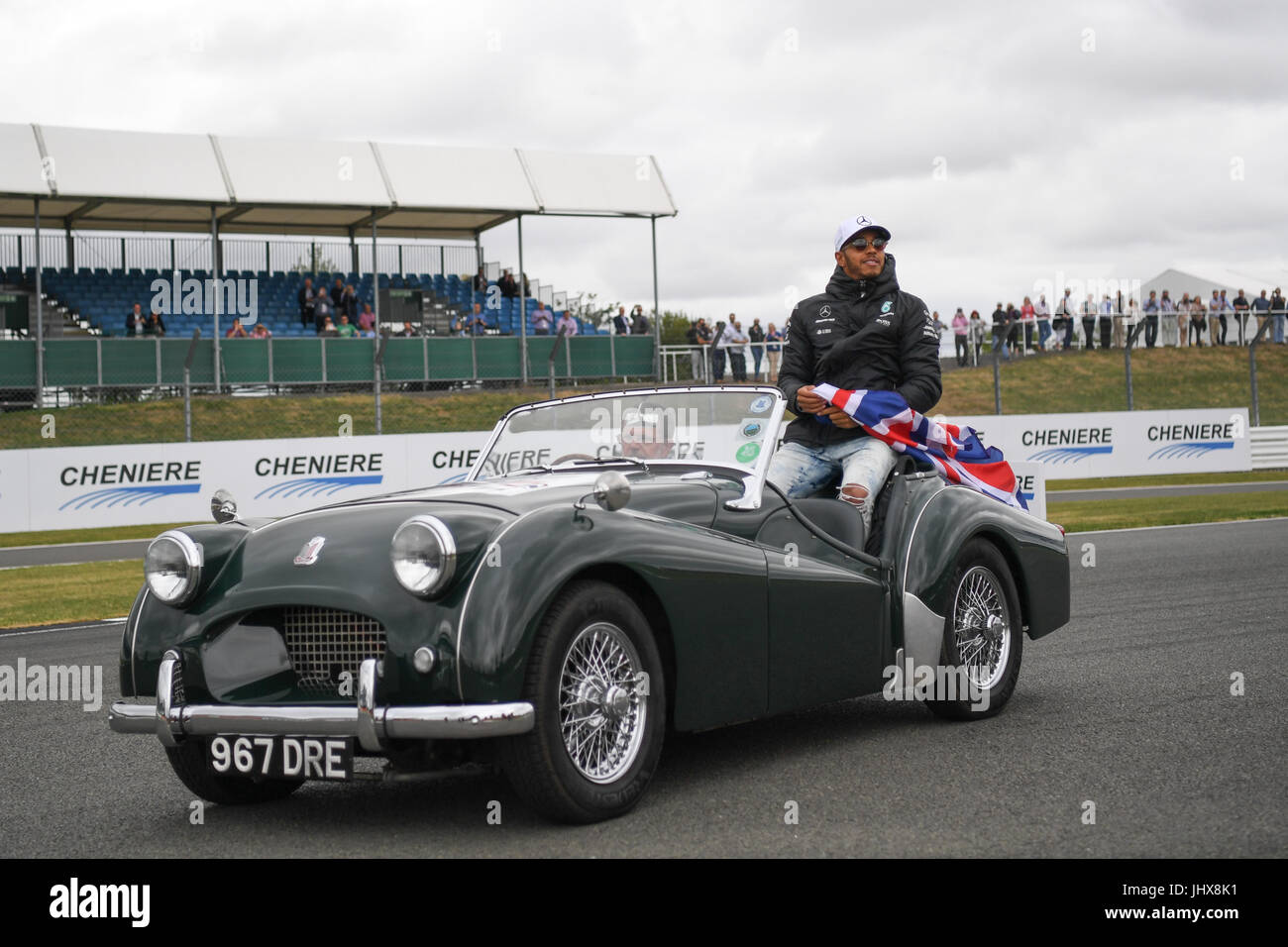 Silverstone Race Circuit, UK. Sunday 16th July 2017. Lewis Hamilton ...