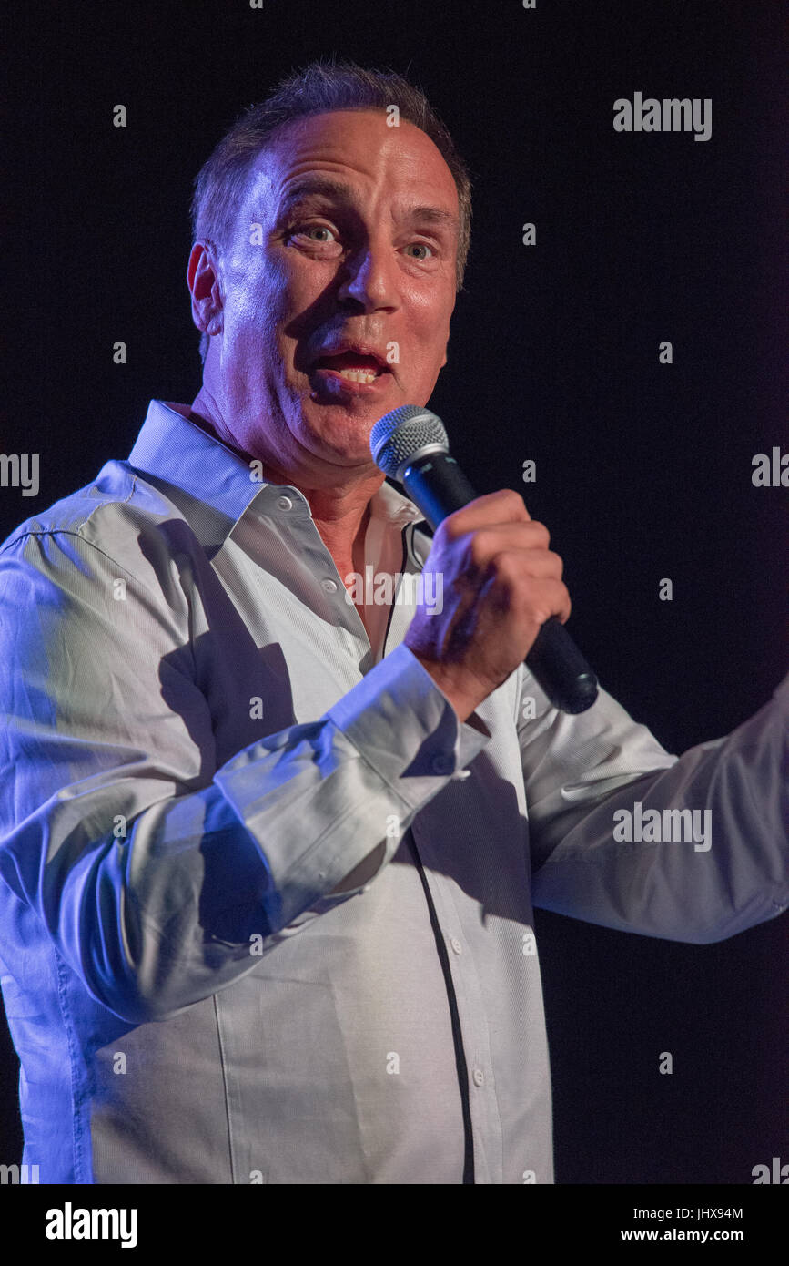 King Of Prussia, USA. 15th July, 2017. Comedian Craig Shoemaker ...