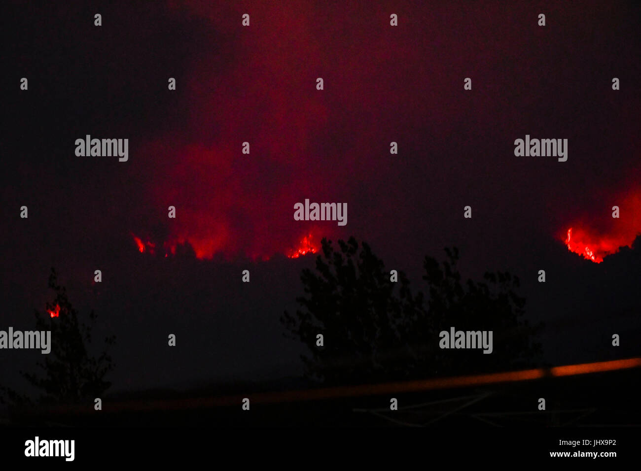 Torre Del Greco, Naples, Italy . 16th July, 2017. Vesuvius Volcano ...