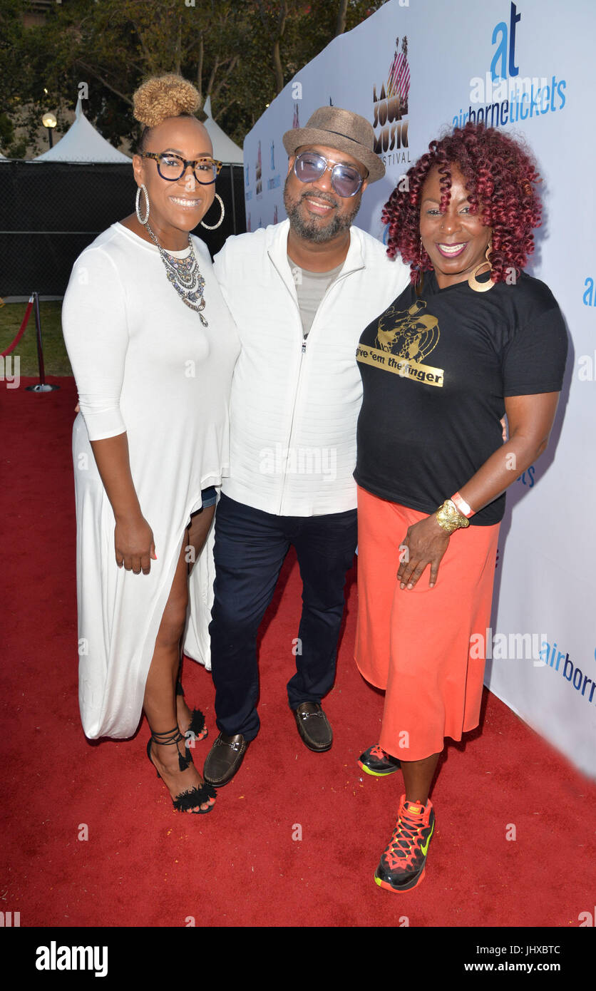 Los Angeles, Ca, USA. 15th July, 2017. Fatin Dantzler, Aja Graydon ...