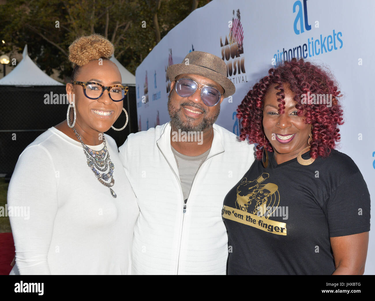 Los Angeles, Ca, USA. 15th July, 2017. Fatin Dantzler, Aja Graydon ...