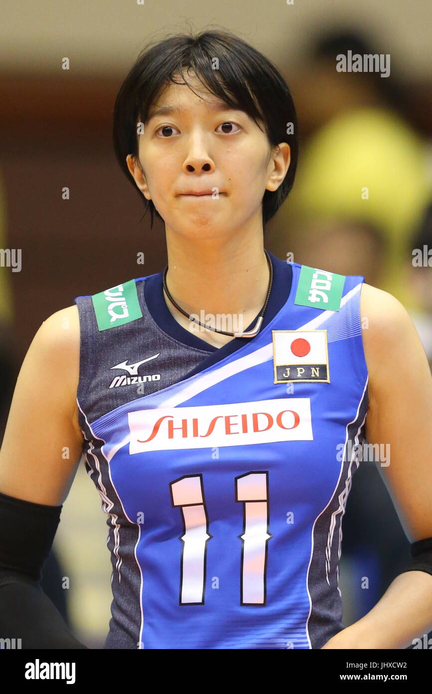 Sendai Japan 16th July 2017 Yurie Nabeya Jpn Volleyball Fivb
