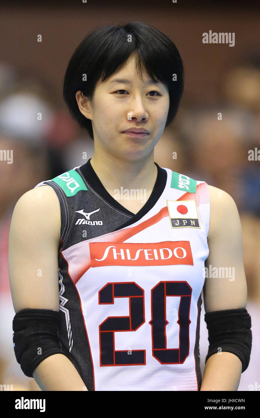 Sendai, Japan. 16th July, 2017. Mako Kobata (JPN) Volleyball : FIVB ...