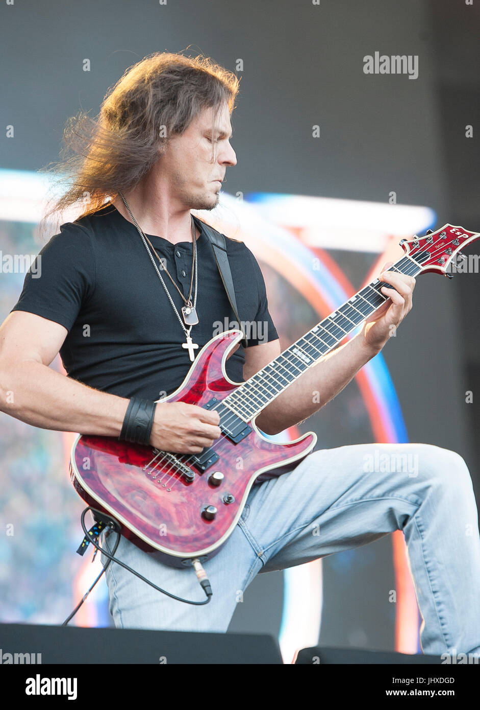 July 14, 2017 - Quebec City, Quebec; CAN - Singer MARC BELANGER of the ...