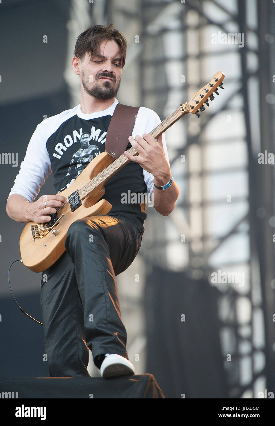 July 14, 2017 - Quebec City, Quebec; CAN - Lead Guitarist MATHIEU ...
