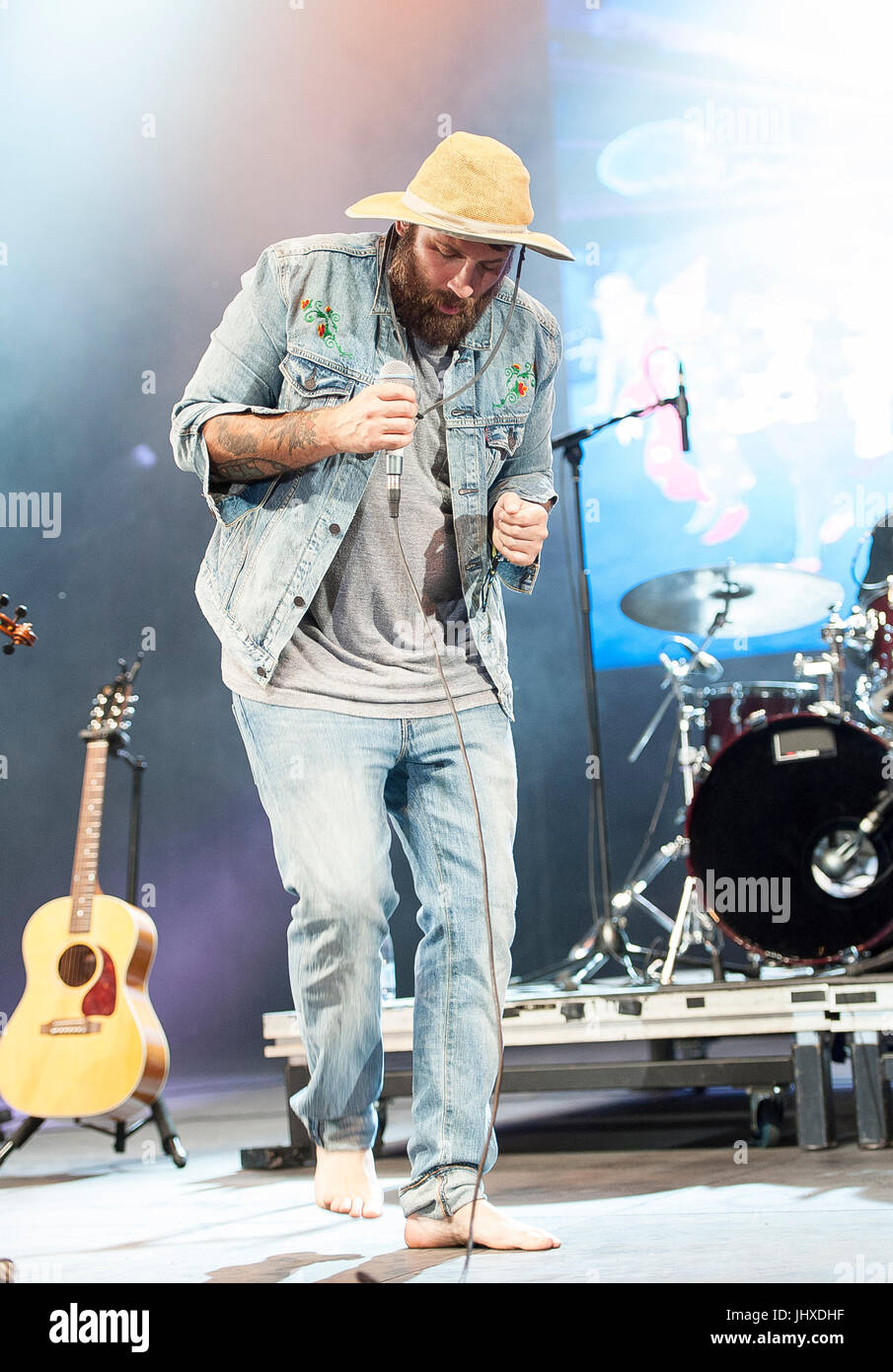 July 14, 2017 - Quebec City, Quebec; CAN - Singer SIMON WARD of the ...