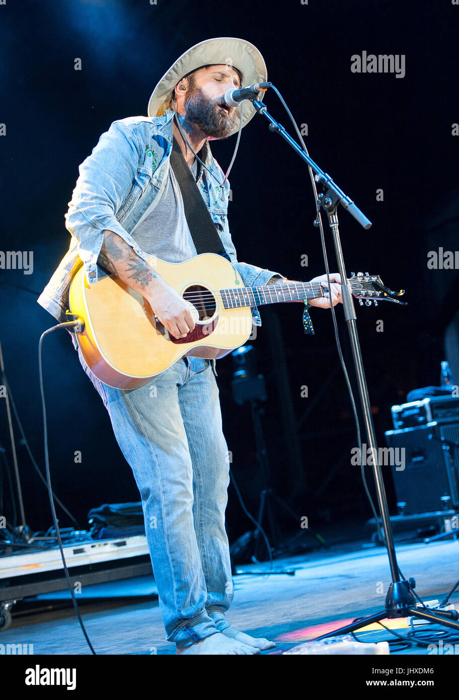 July 14, 2017 - Quebec City, Quebec; CAN - Singer SIMON WARD of the ...
