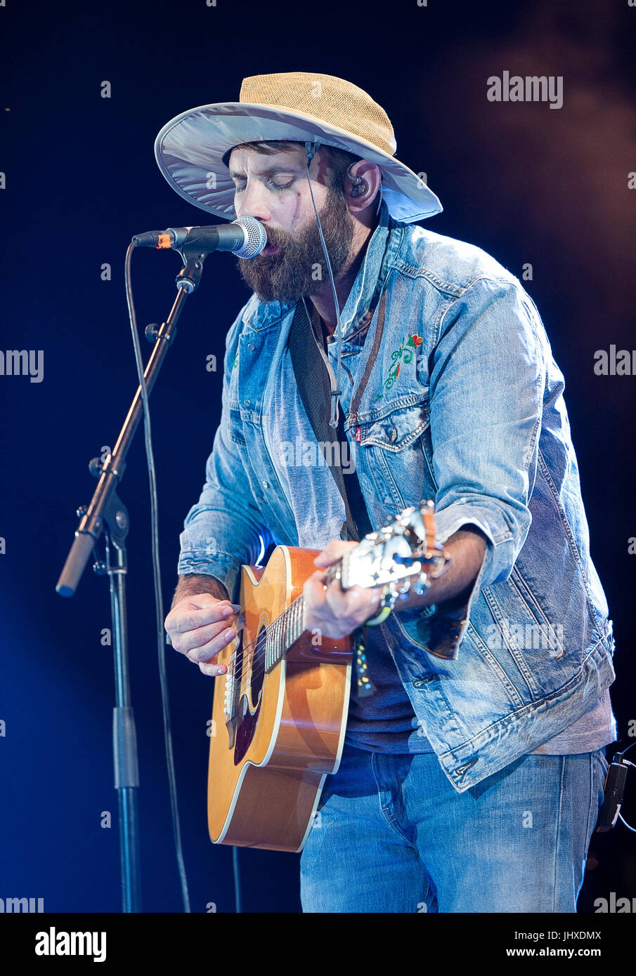 July 14, 2017 - Quebec City, Quebec; CAN - Singer SIMON WARD of the ...