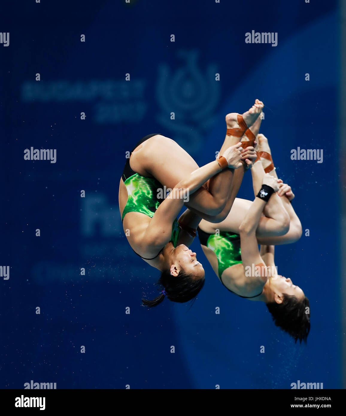 Budapest, Hungary. 16th July, 2017. Pamg Pandelela/Cheong Jun Hoong ...