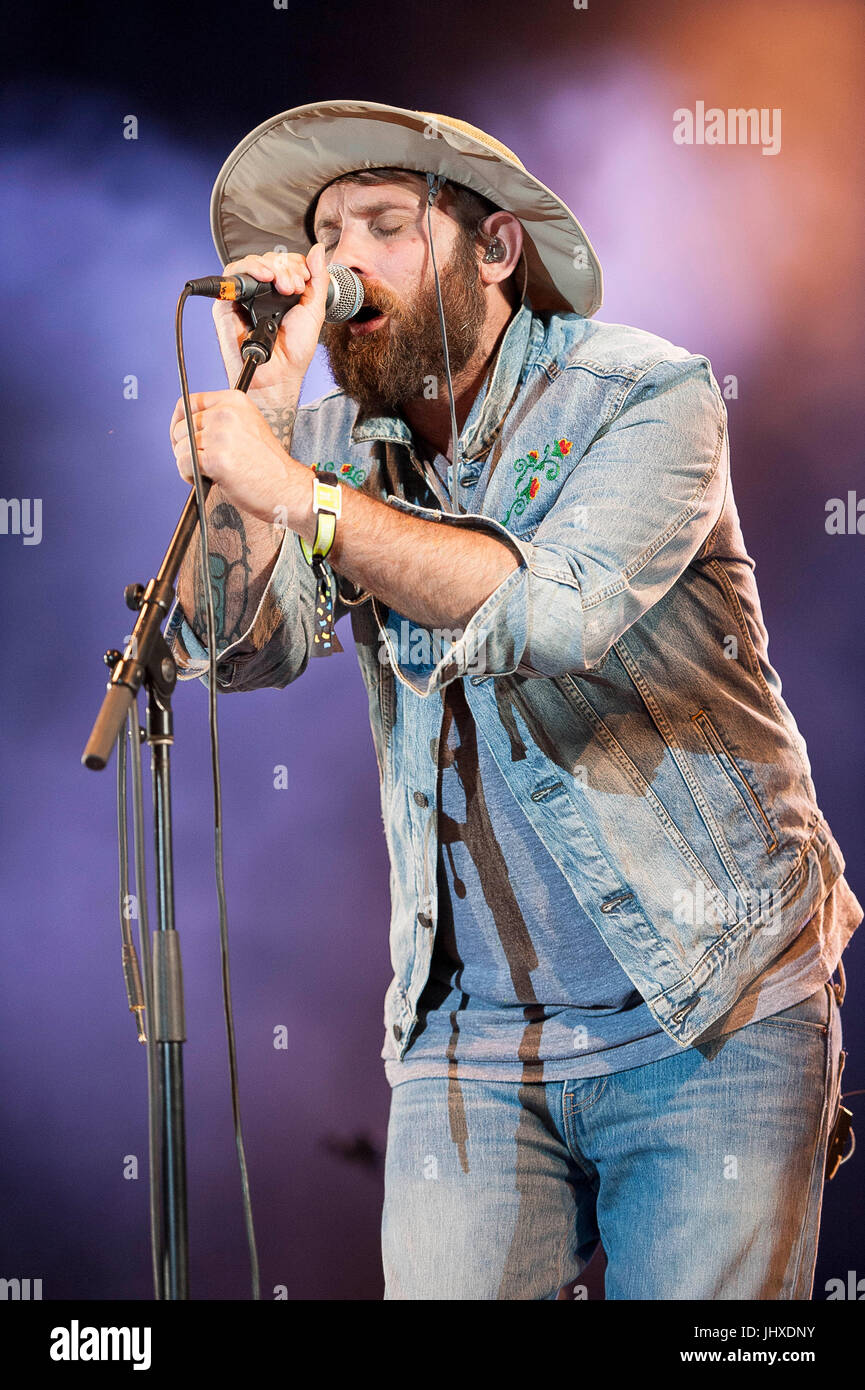 July 14, 2017 - Quebec City, Quebec; CAN - Singer SIMON WARD of the ...