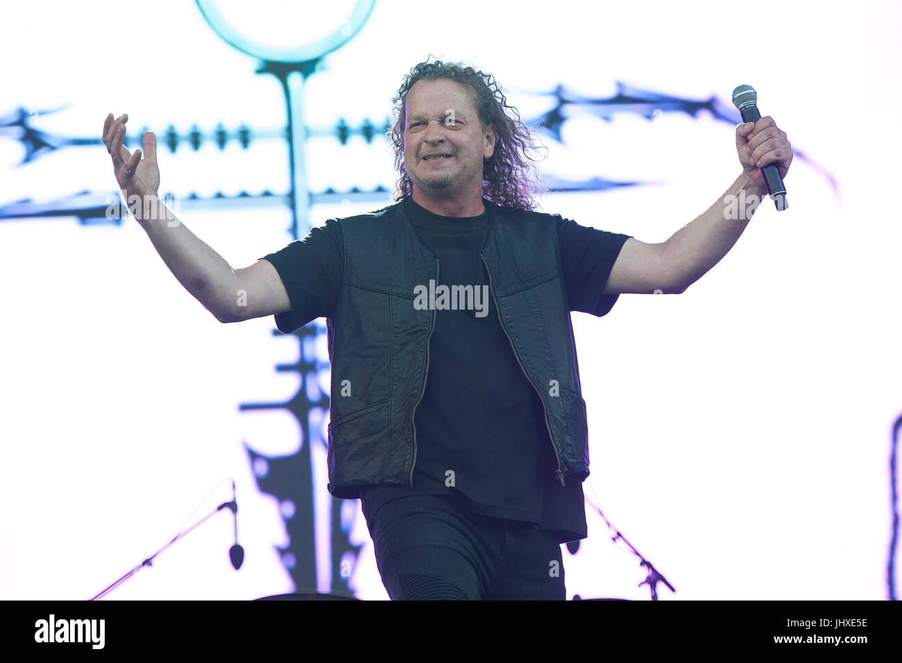 July 14, 2017 - Quebec City, Quebec; CAN - Singer DENIS BELANGER of the ...