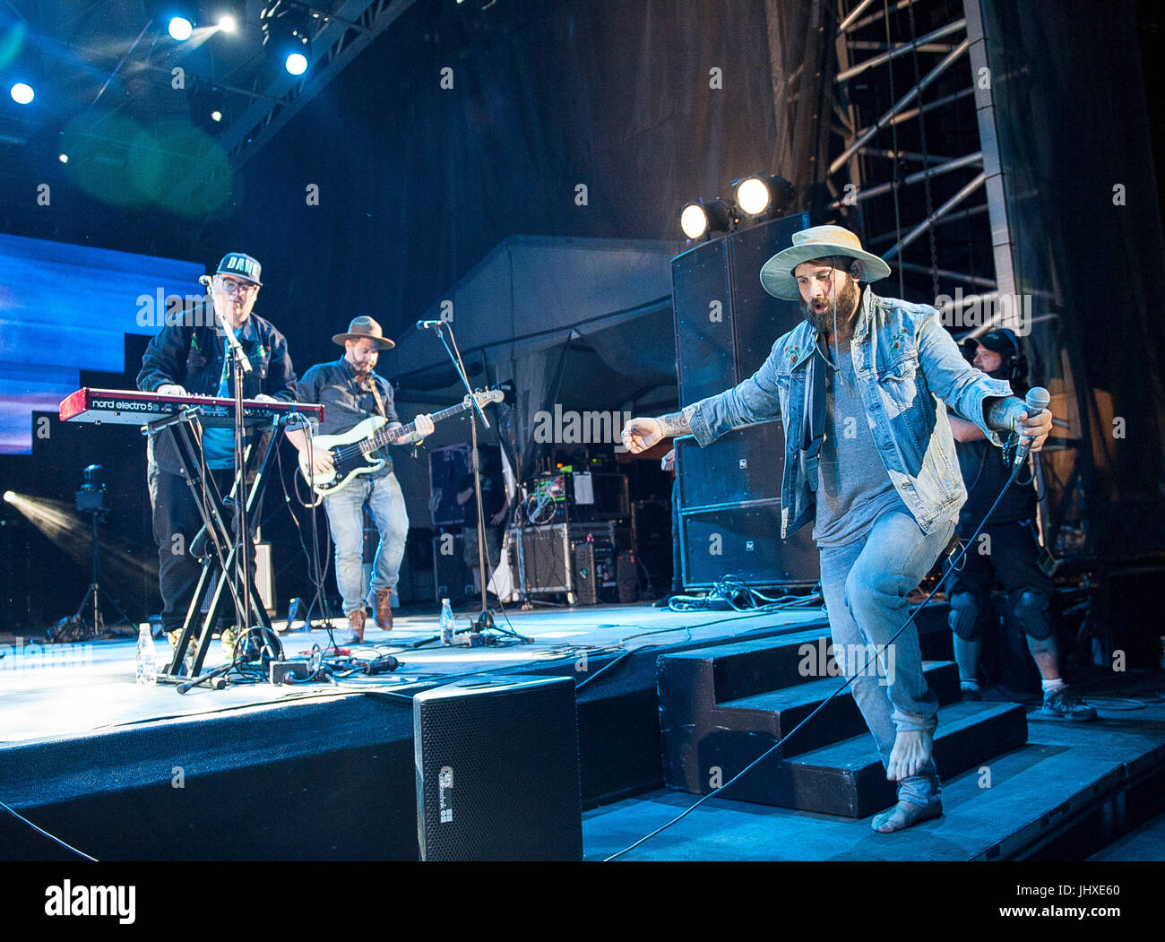 July 14, 2017 - Quebec City, Quebec; CAN - Singer SIMON WARD of the ...