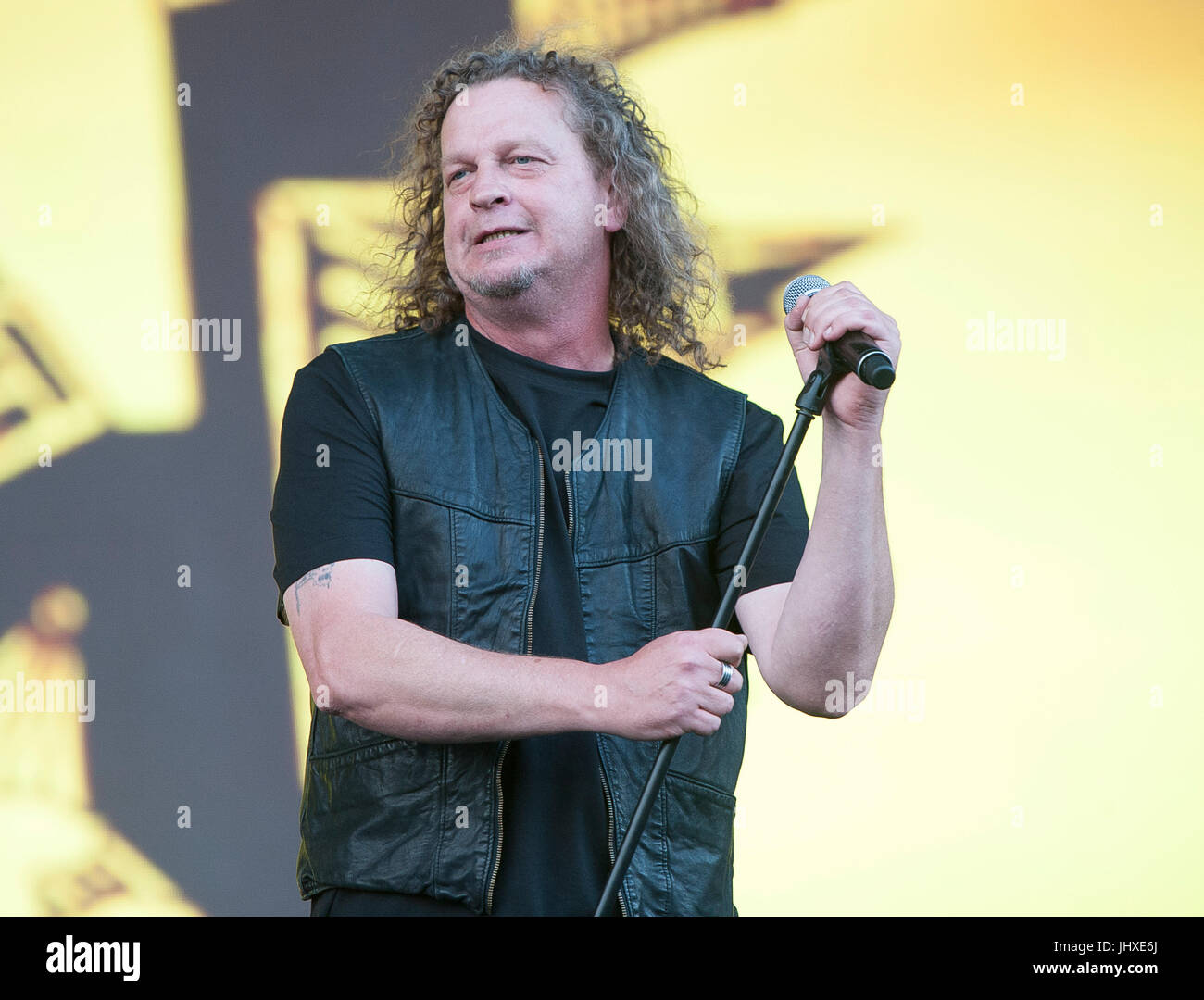 July 14, 2017 - Quebec City, Quebec; CAN - Singer DENIS BELANGER of the ...