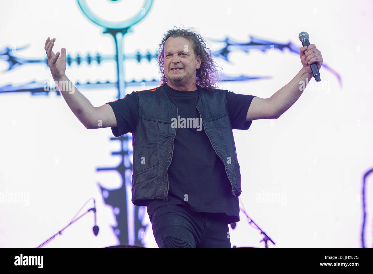 July 14, 2017 - Quebec City, Quebec; CAN - Singer DENIS BELANGER of the ...