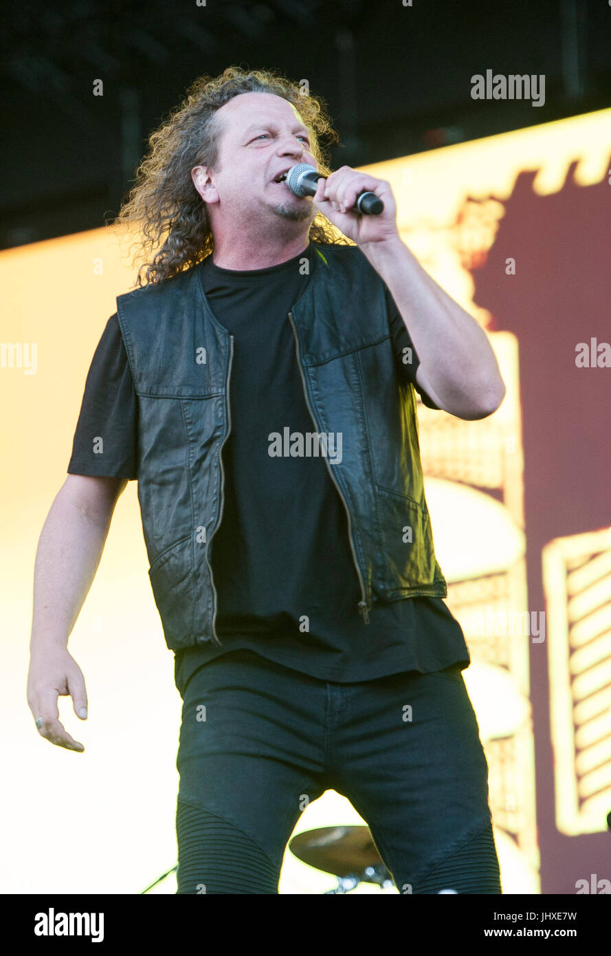 July 14, 2017 - Quebec City, Quebec; CAN - Singer DENIS BELANGER of the ...