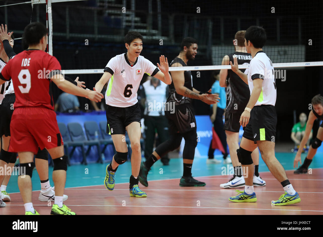 Canberra, Australia. 13th July, 2017. Akihiro Yamauchi (JPN) Volleyball ...