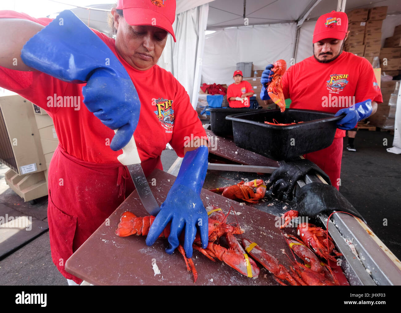 Annual lobster festival hi-res stock photography and images - Alamy